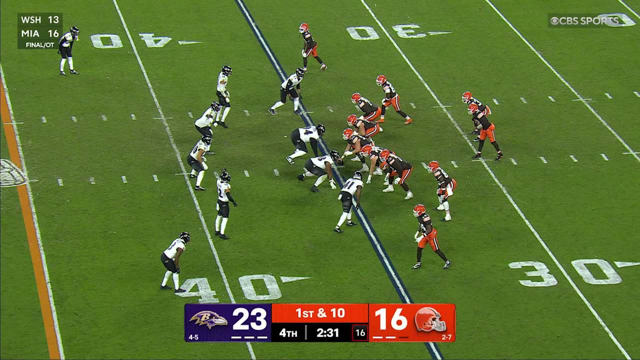 Sanders' 25-yard strike finds Harold Fannin Jr.