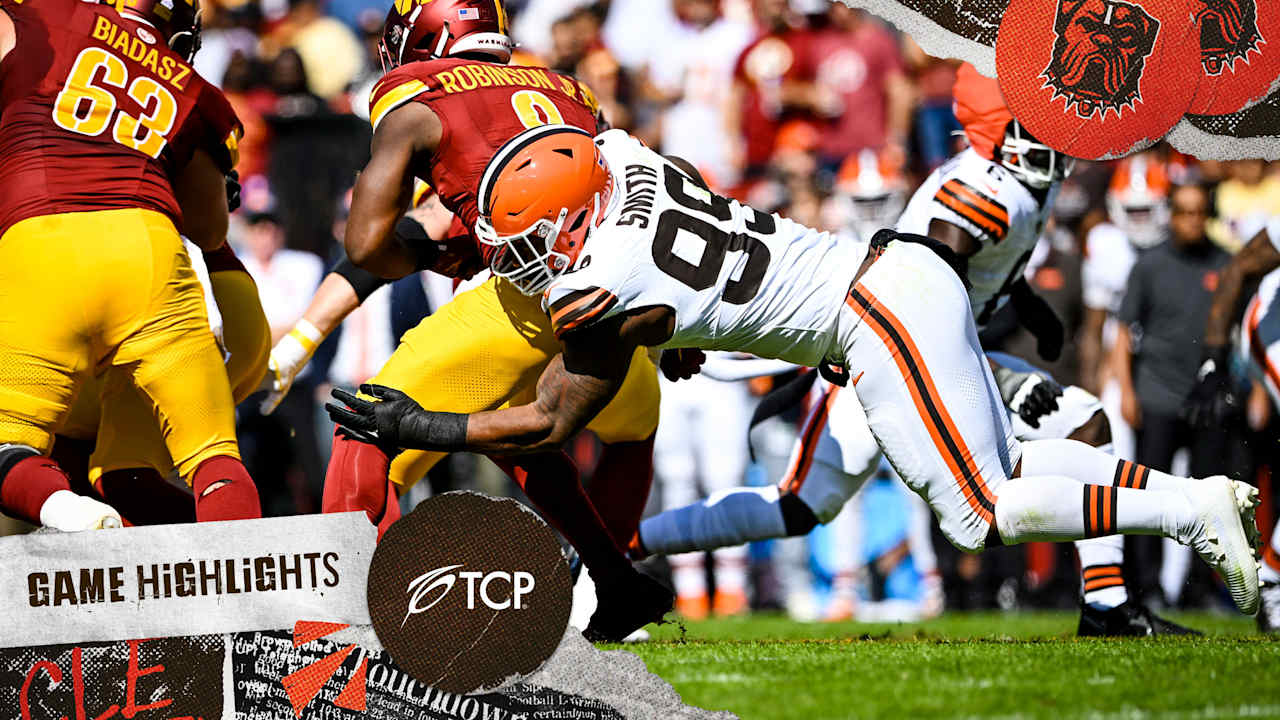 Game Highlights: Browns vs. Commanders