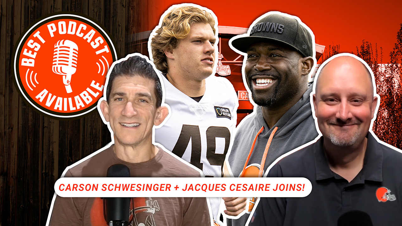 Rookie Linebacker Carson Schwesinger and Jacques Cesaire join the show ...