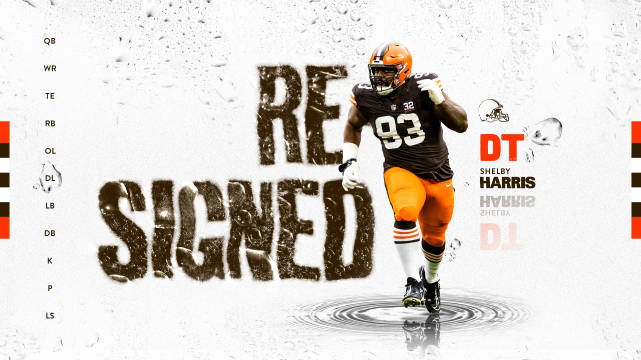 DT Shelby Harris re-signs with the Browns