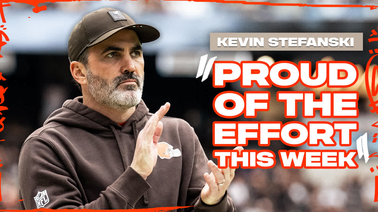 Kevin Stefanski Press Conference: "Really proud of the effort out there"