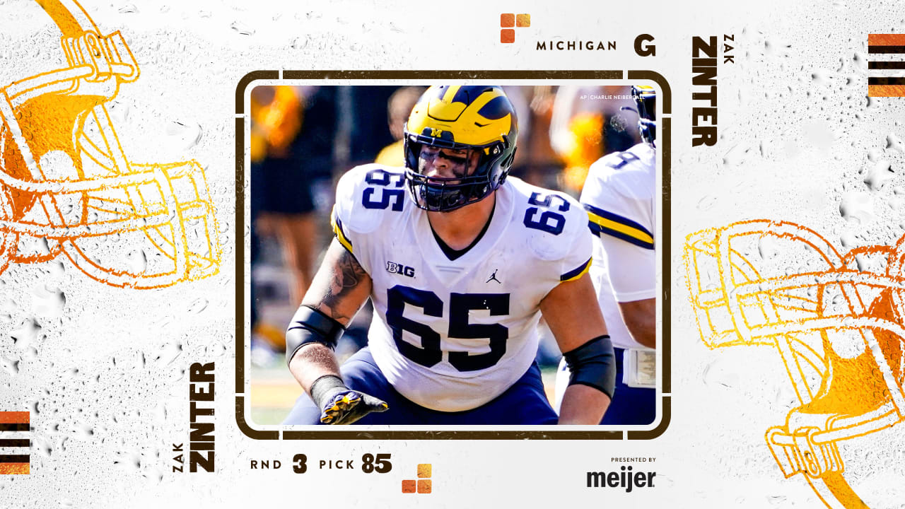 Browns select G Zak Zinter with the No. 85 pick in the NFL Draft - CNN ...
