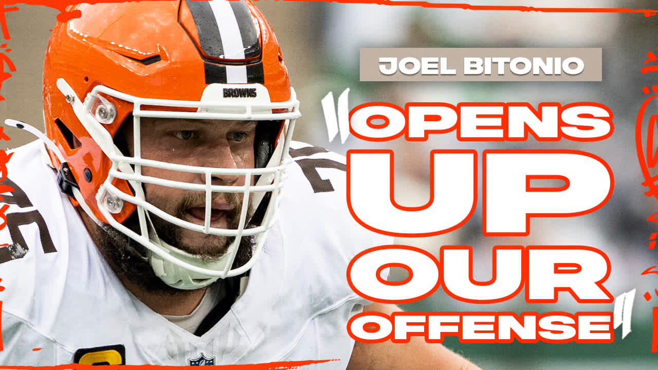Joel Bitonio Press Conference: "Opens up our offense"