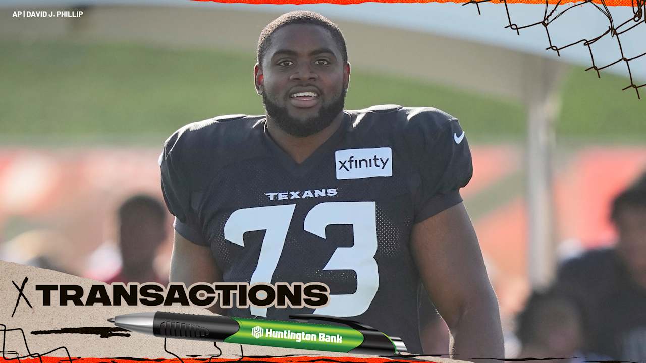 Browns sign G LaDarius Henderson to practice squad