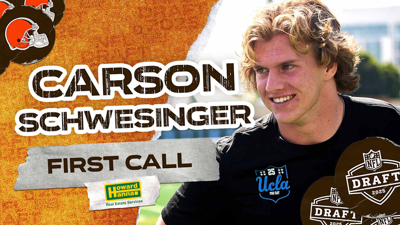 LB Carson Schwesinger gets The Draft Call at No. 33 Overall - Cleveland ...