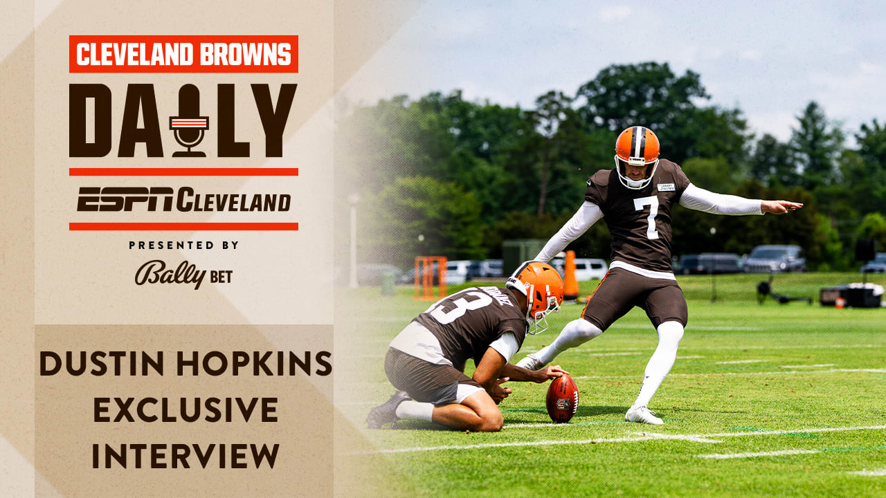Dustin Hopkins Exclusive Interview | Cleveland Browns Daily | 7-29-24