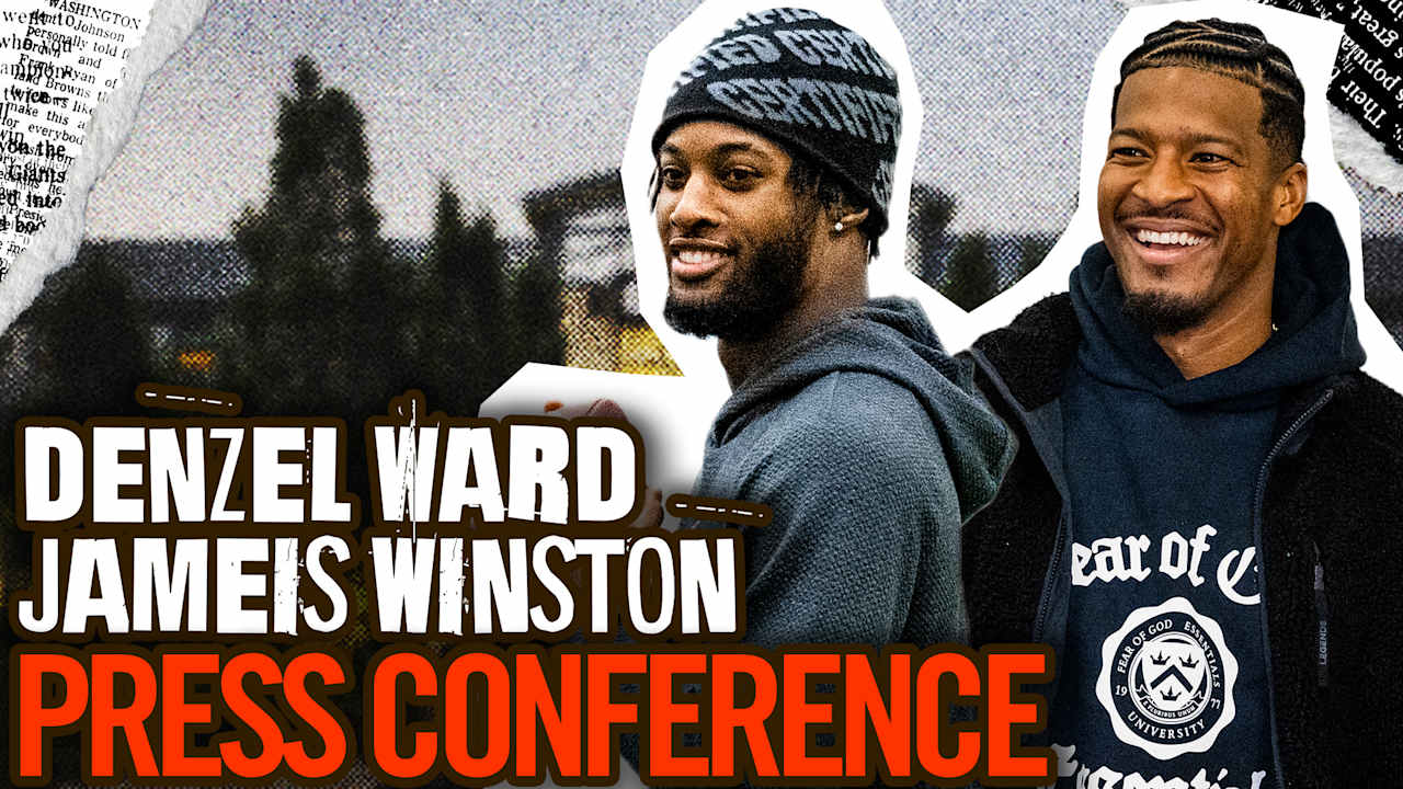 Denzel Ward & Jameis Winston | Press Conference