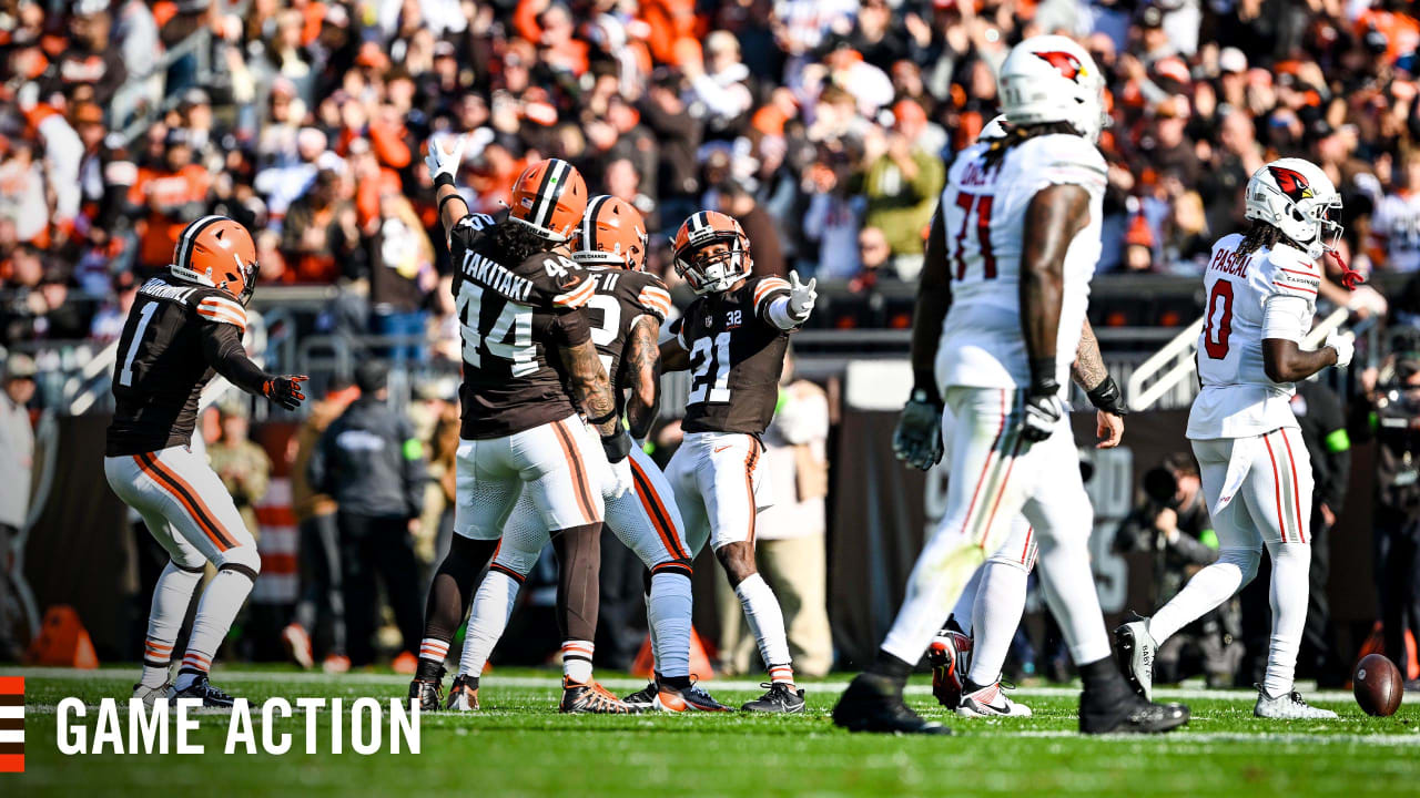 Photos: Week 9 - Cardinals at Browns Game Action