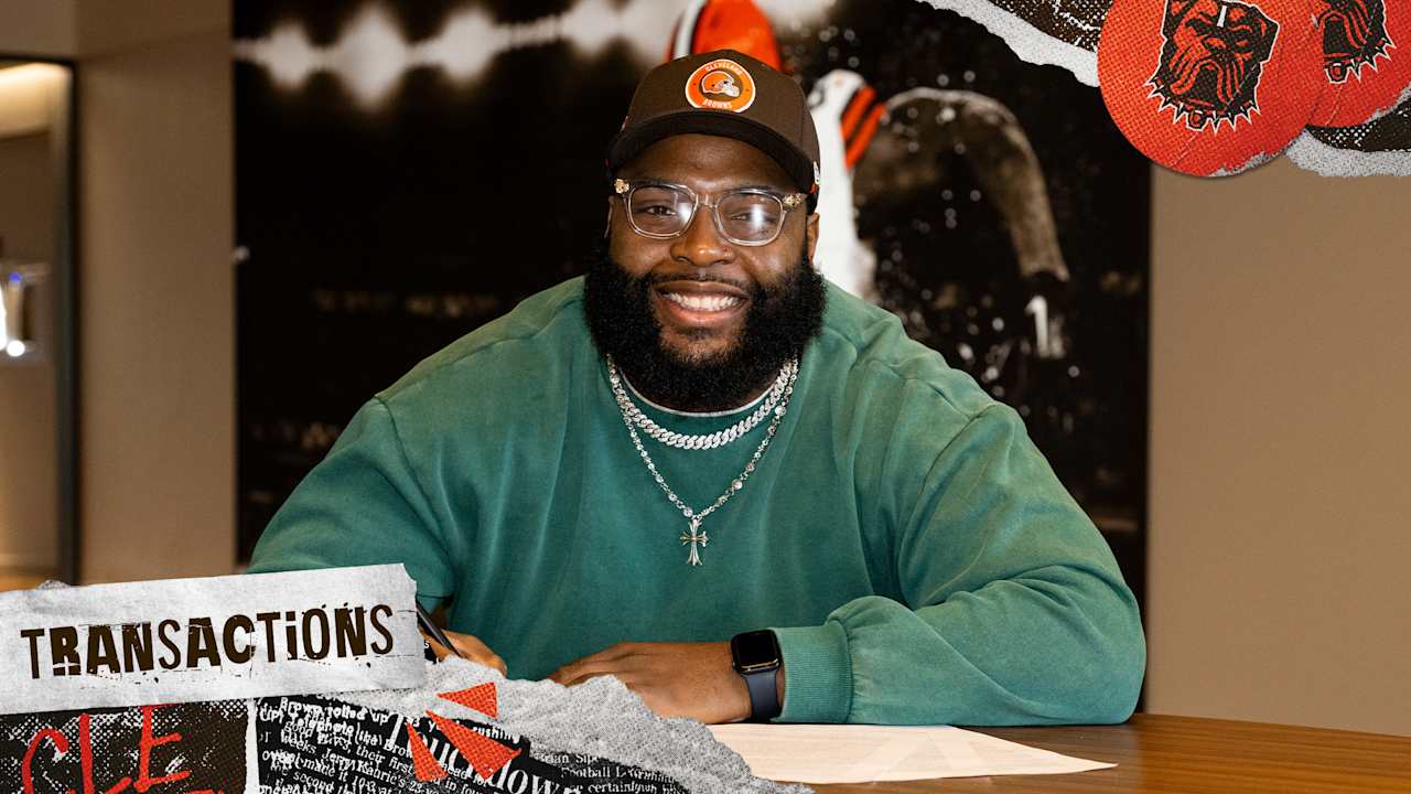 Browns sign G Brady Latham and DT Ralph Holley to reserve/futures contracts