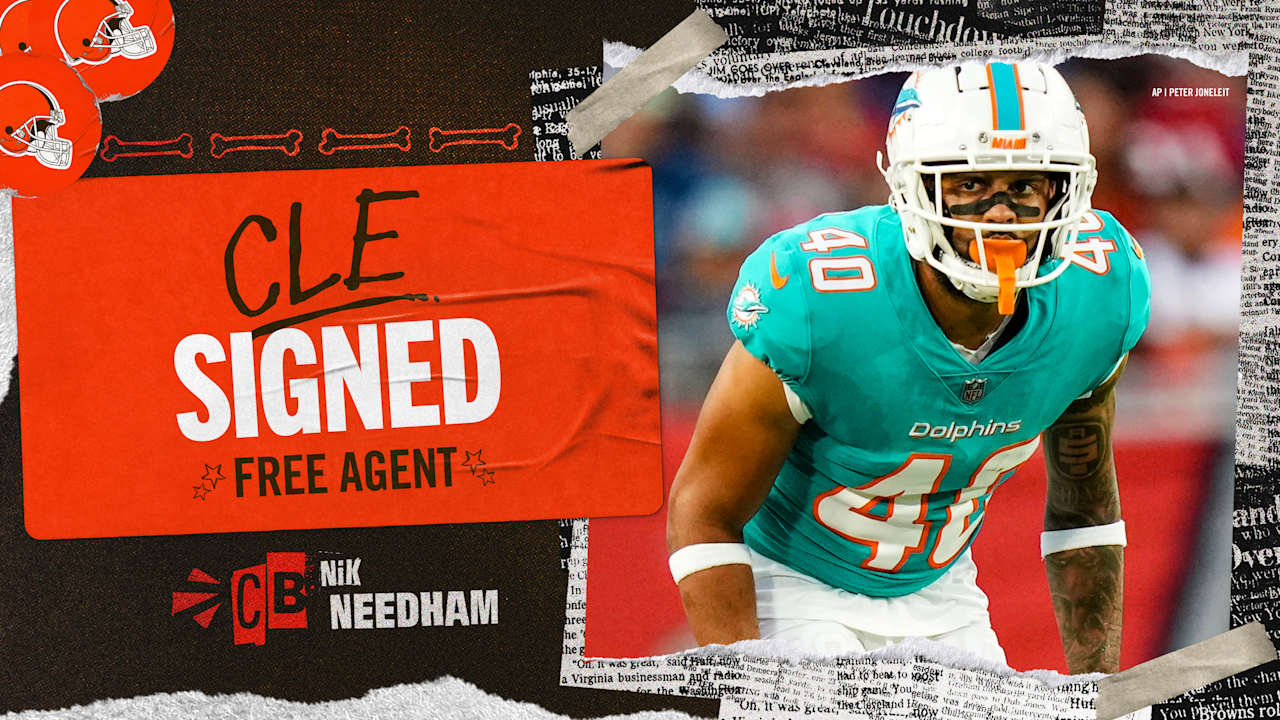 Browns sign CB Nik Needham