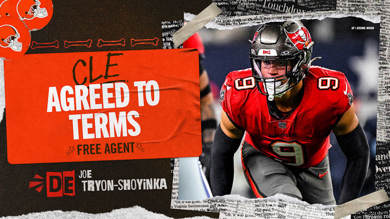 Browns agree to terms with Joe Tryon-Shoyinka Browns agree to terms with Joe Tryon-Shoyinka