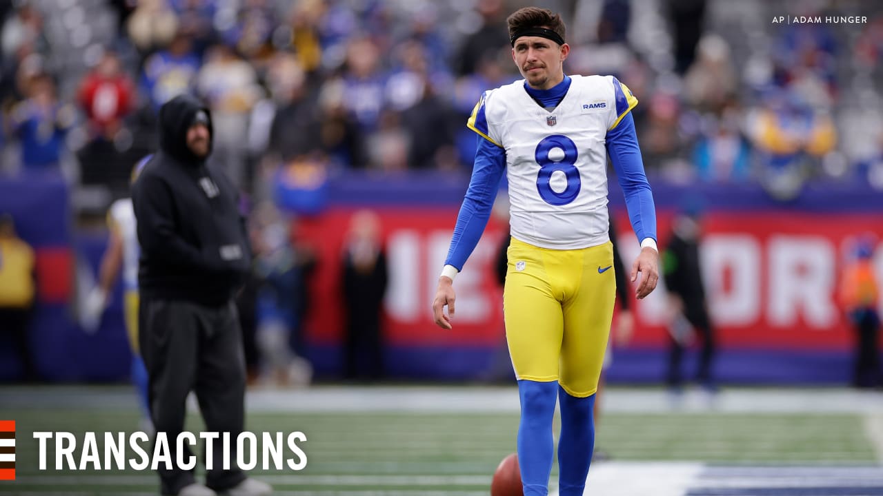 Browns sign K Lucas Havrisik to a reserve/futures contract