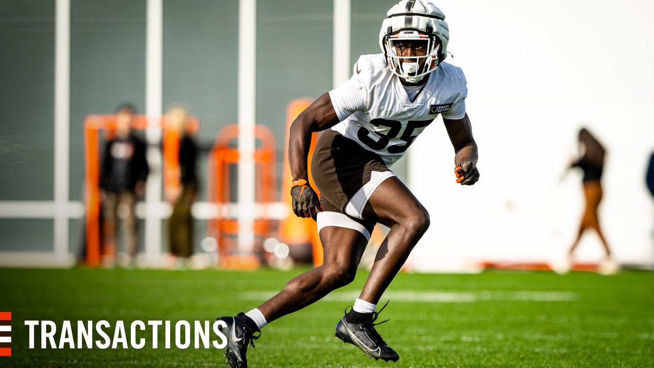 Browns elevate S Tanner McCalister and LB Charlie Thomas III