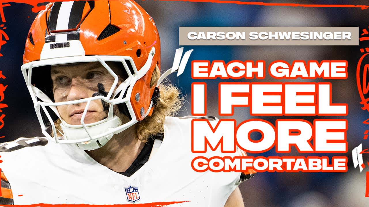 Carson Schwesinger Press Conference: "Each Game I Feel More Comfortable"