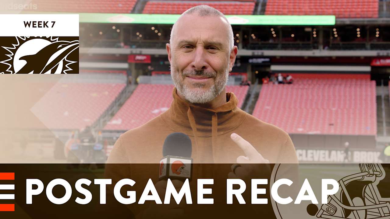 Browns vs. Dolphins Postgame Recap | Cleveland Browns