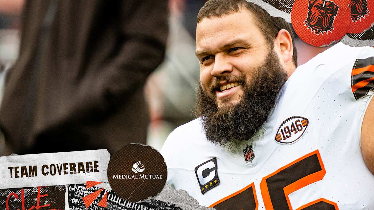 Joel Bitonio showing leadership in his 11th NFL season
