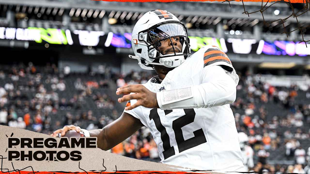 Browns Players Prep for Kickoff vs. Raiders for 2025 Week 12