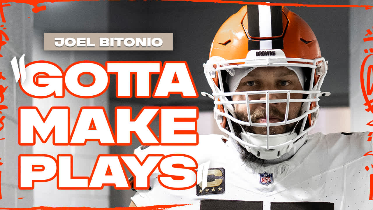 Joel Bitonio Press Conference: "Gotta make plays"