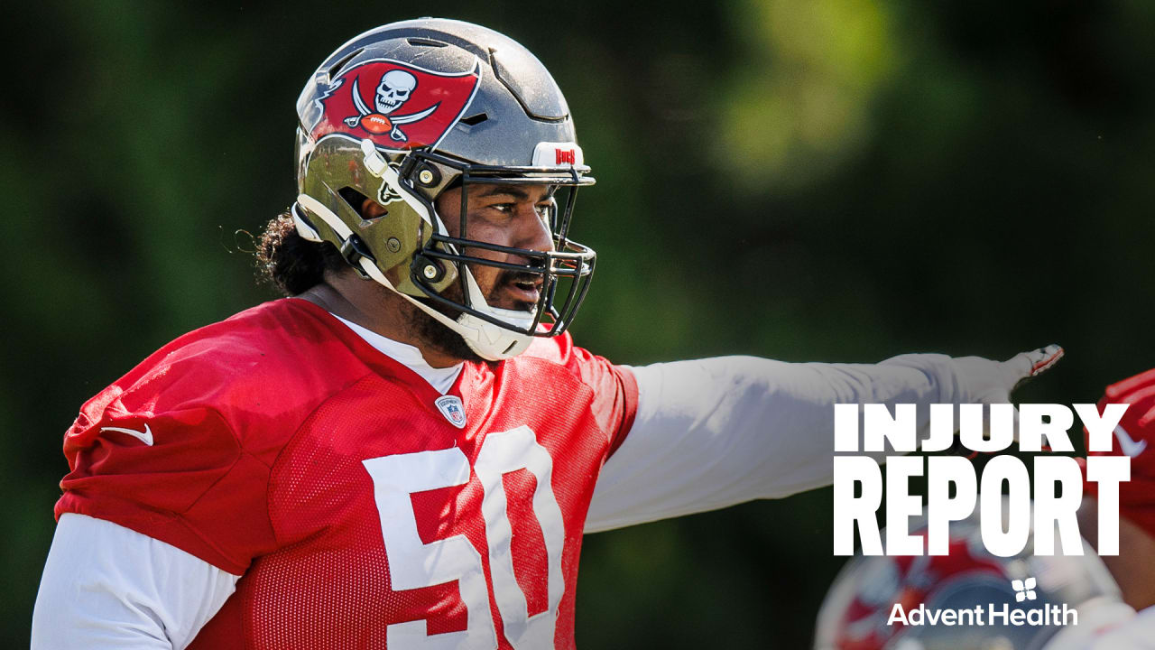 Buccaneers-Falcons Injury Report Dec. 7: Vea, Dean and White Among Non ...