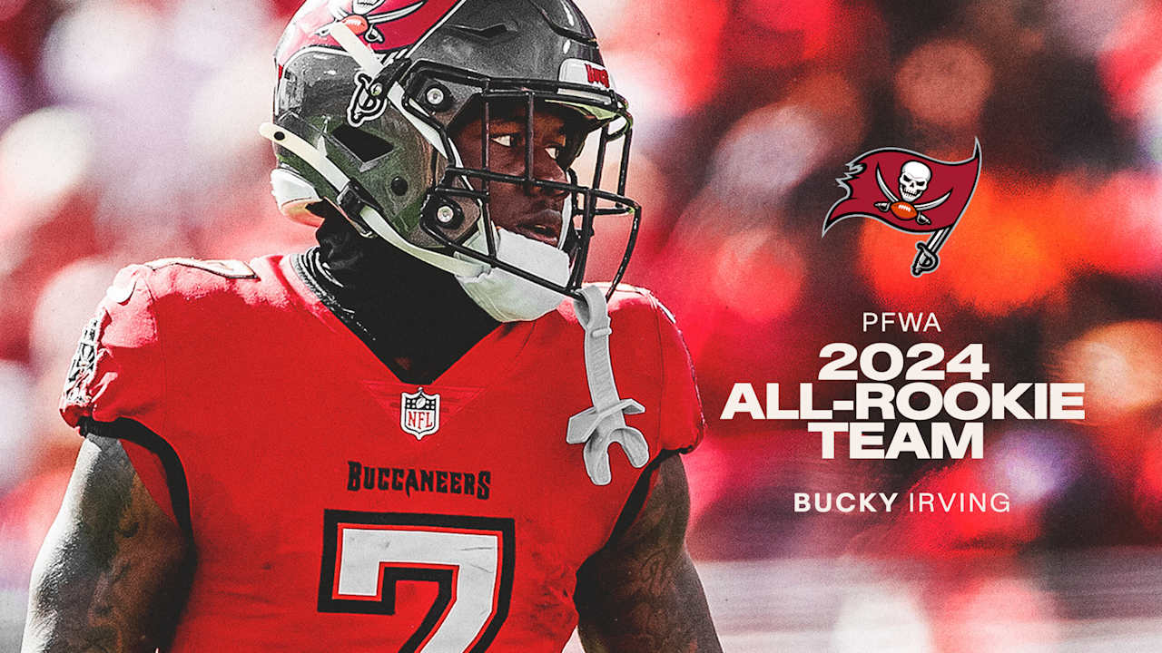 Bucky Irving Named to 2024 PFWA All-Rookie Team