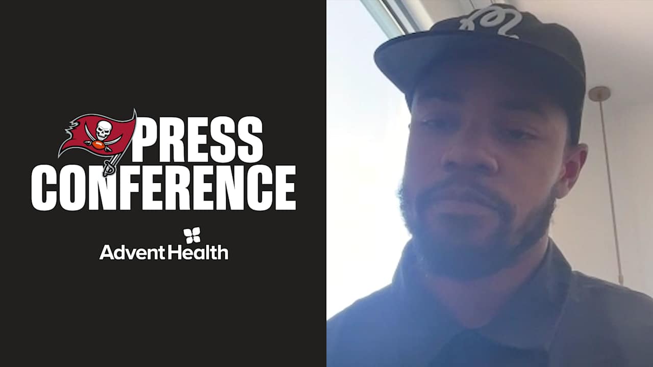 Sterling Shepard on Running It Back With Baker Mayfield | 2025 Press ...