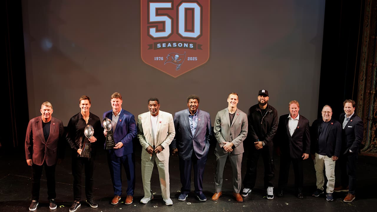 Bucs Host 'Raise The Flags' Premiere Event in Advance of 50th Season ...