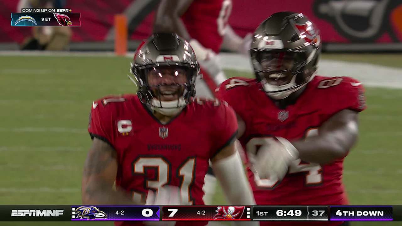 Back-To-Back Sacks! Antoine Winfield Jr. Brings Down Lamar Jackson ...
