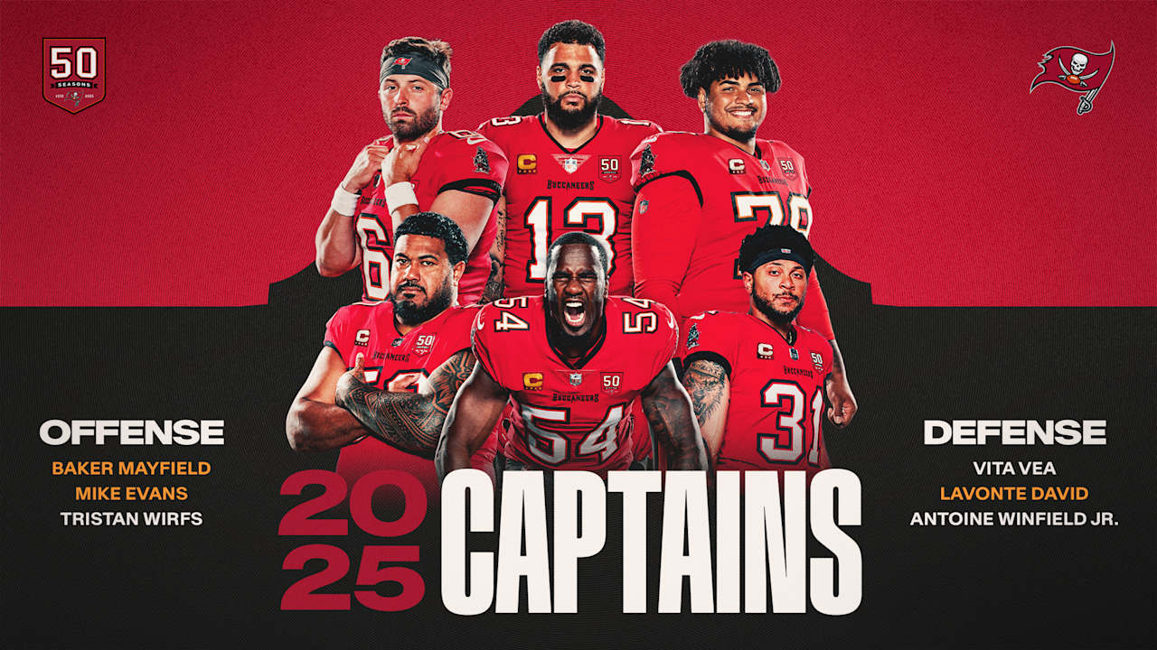 Tampa Bay Buccaneers Elect 2025 Team Captains, with All Six Repeating ...