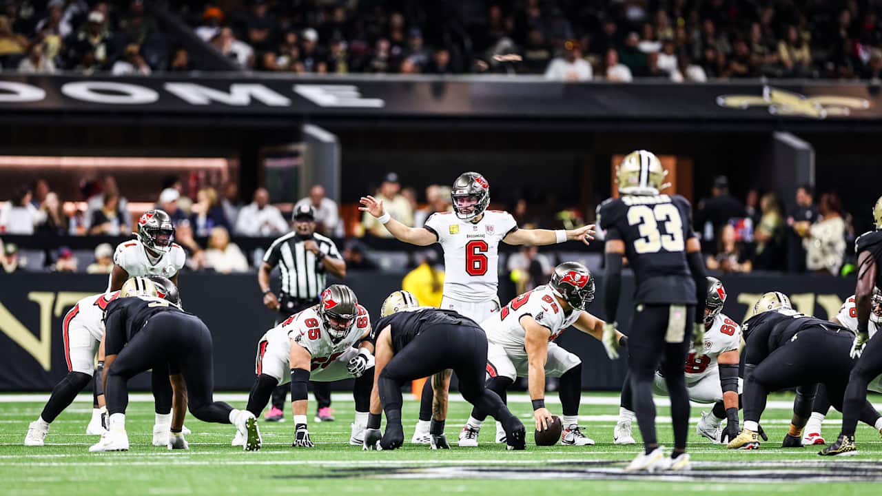 NFL Week 8 2025: Tampa Bay Buccaneers vs. New Orleans Saints | Team ...