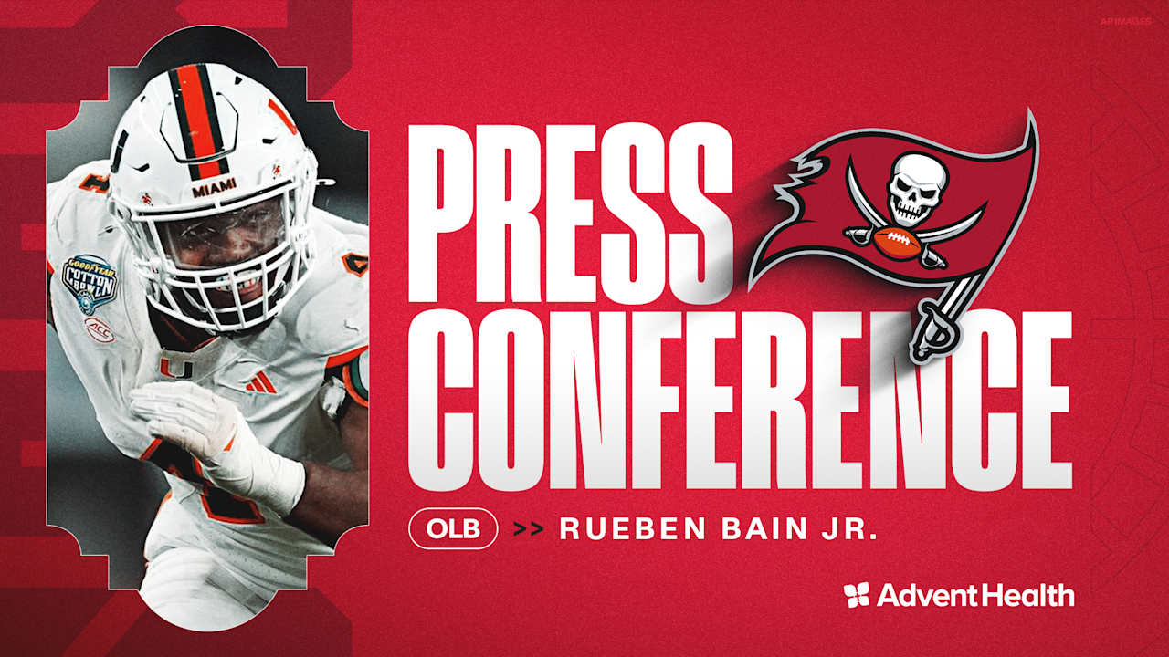 Rueben Bain Jr. Reacts To Joining The Krewe | Press Conference | Tampa ...