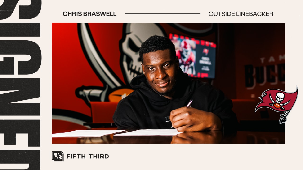 Tampa Bay Buccaneers Second Round Pick OLB Chris Braswell Signs Rookie Contract