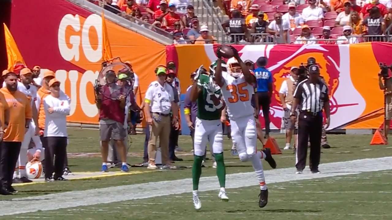 HIGHLIGHT: Jamel Dean Pick-Six vs. Jets