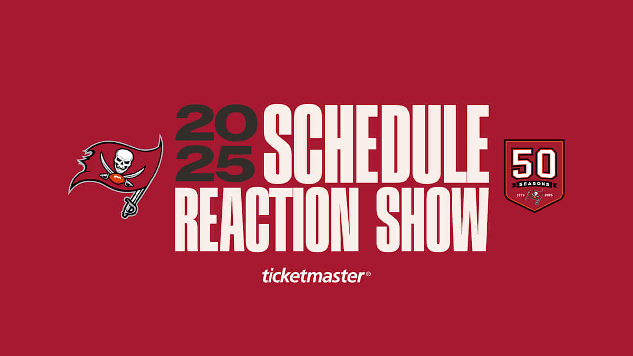 Bucs 2025 Schedule Release Reaction Show | Tampa Bay Buccaneers