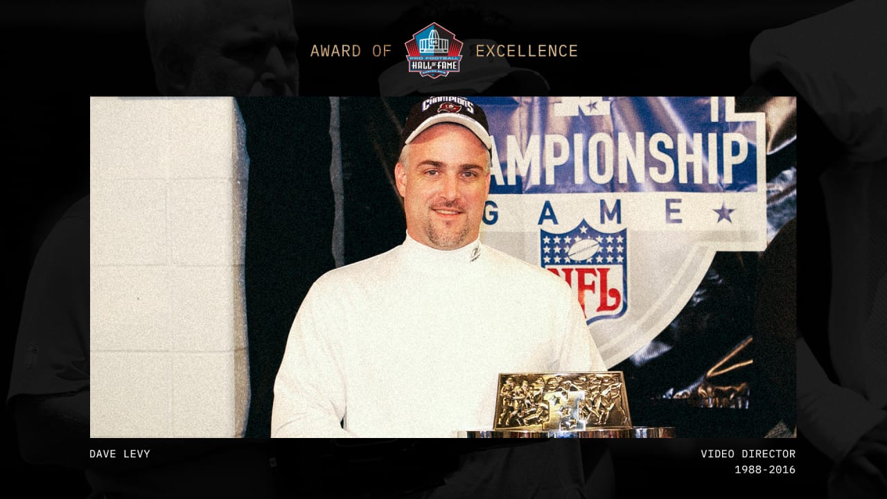 Pro Football Recognizes Former Bucs Dave Levy With Award of Excellence