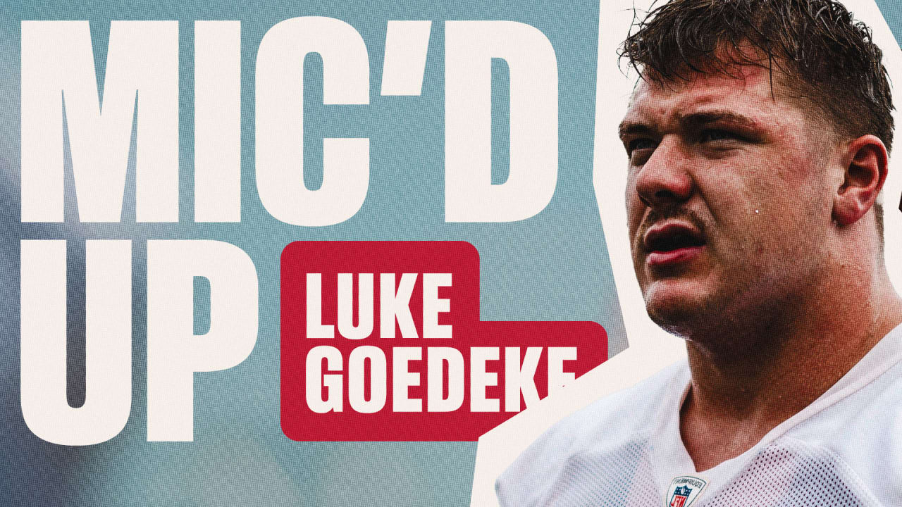 Luke Goedeke Mic'd Up at Minicamp