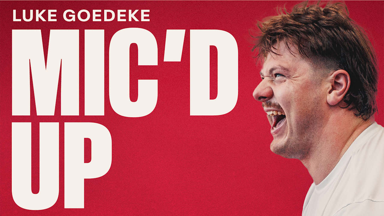 Luke Goedeke Mic'd Up at 2025 Minicamp | Tampa Bay Buccaneers