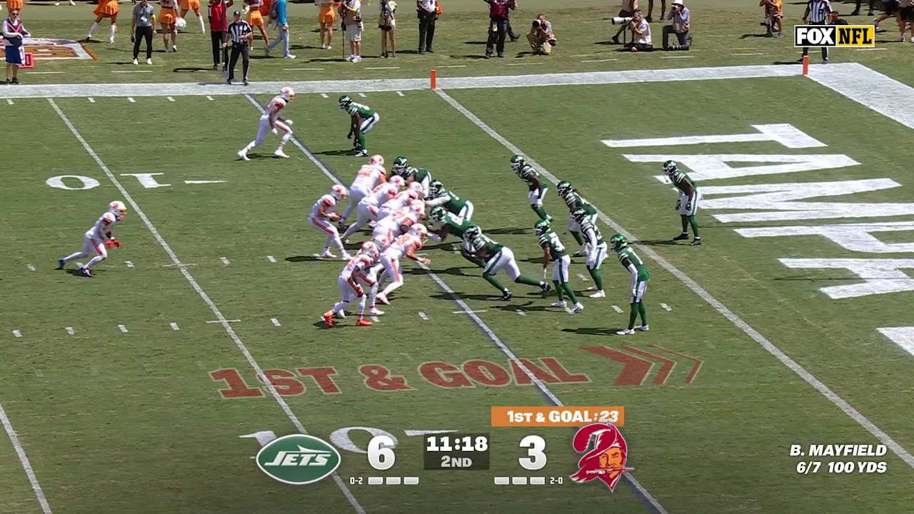 HIGHLIGHT: Mike Evans Catches 5-Yard TD vs. Jets