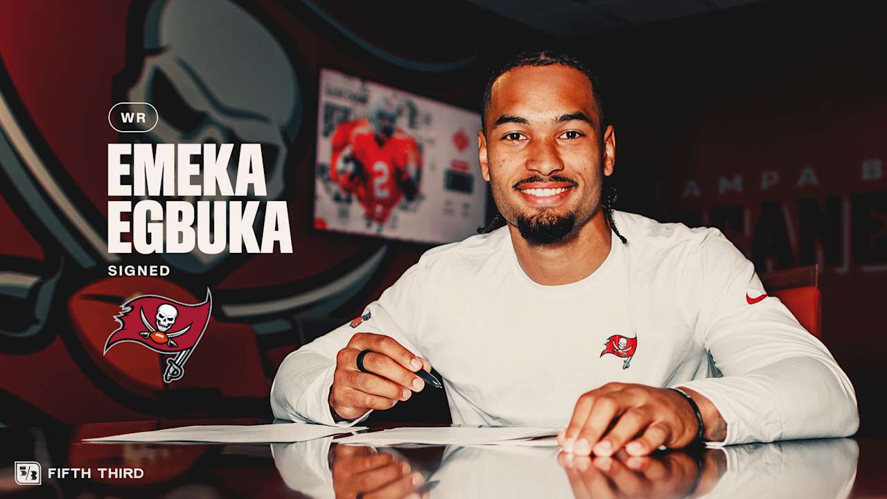 Tampa Bay Buccaneers' First-Round Pick Emeka Egbuka Signs Rookie Deal