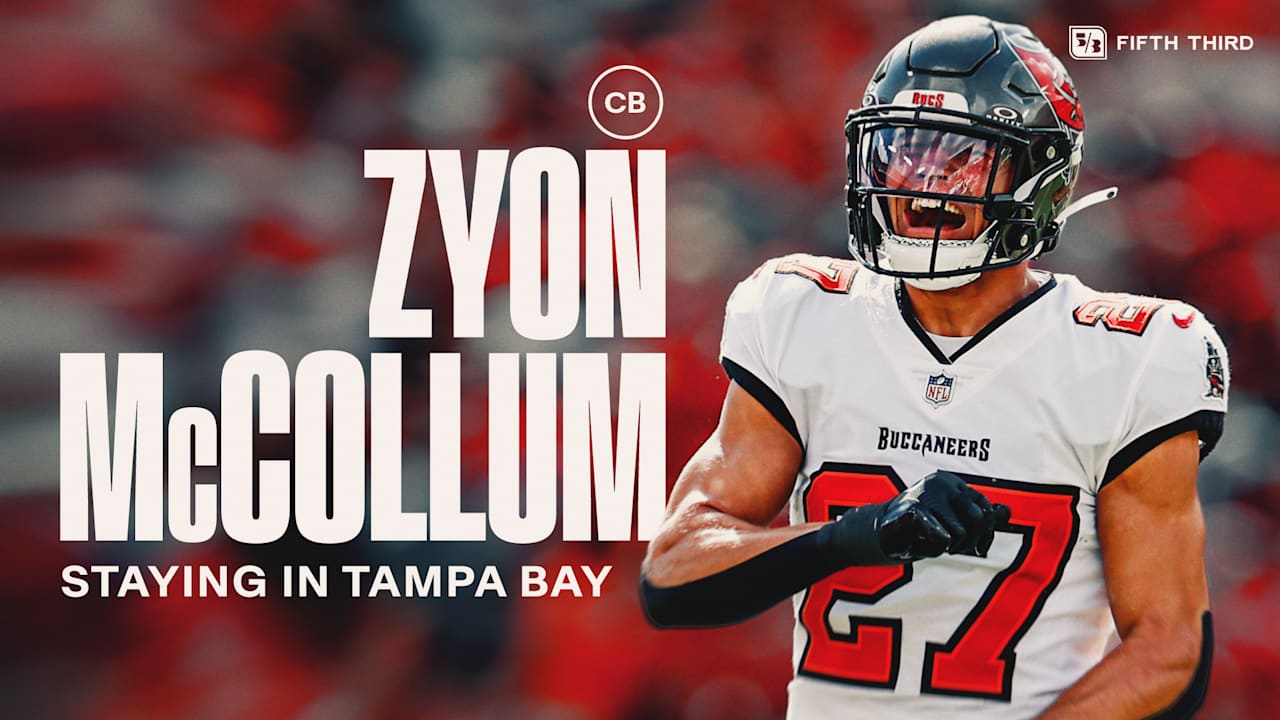 Zyon McCollum Signs Three-Year Contract Extension with Tampa Bay Buccaneers