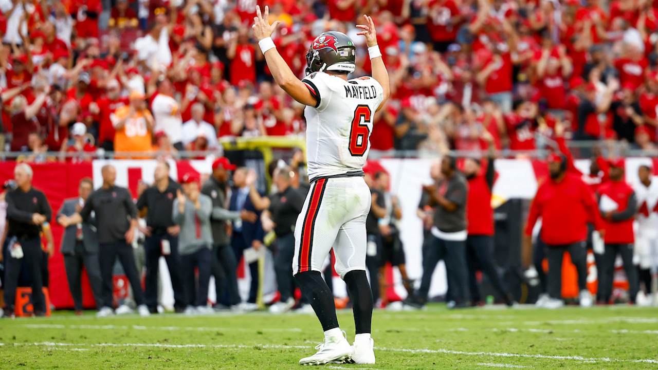 QB Baker Mayfield Throws 4 TDs vs. Commanders | Week 1 2024 Season