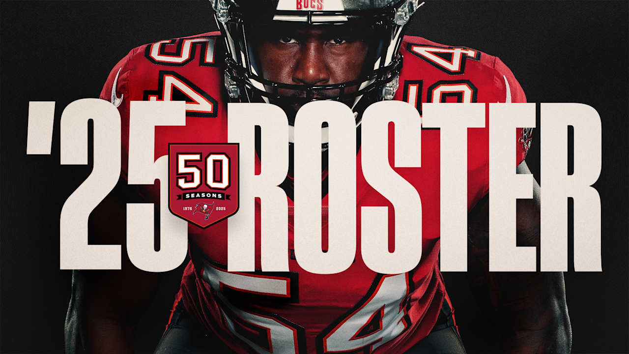 Tampa Bay Buccaneers Announce 2025 53-Man Roster