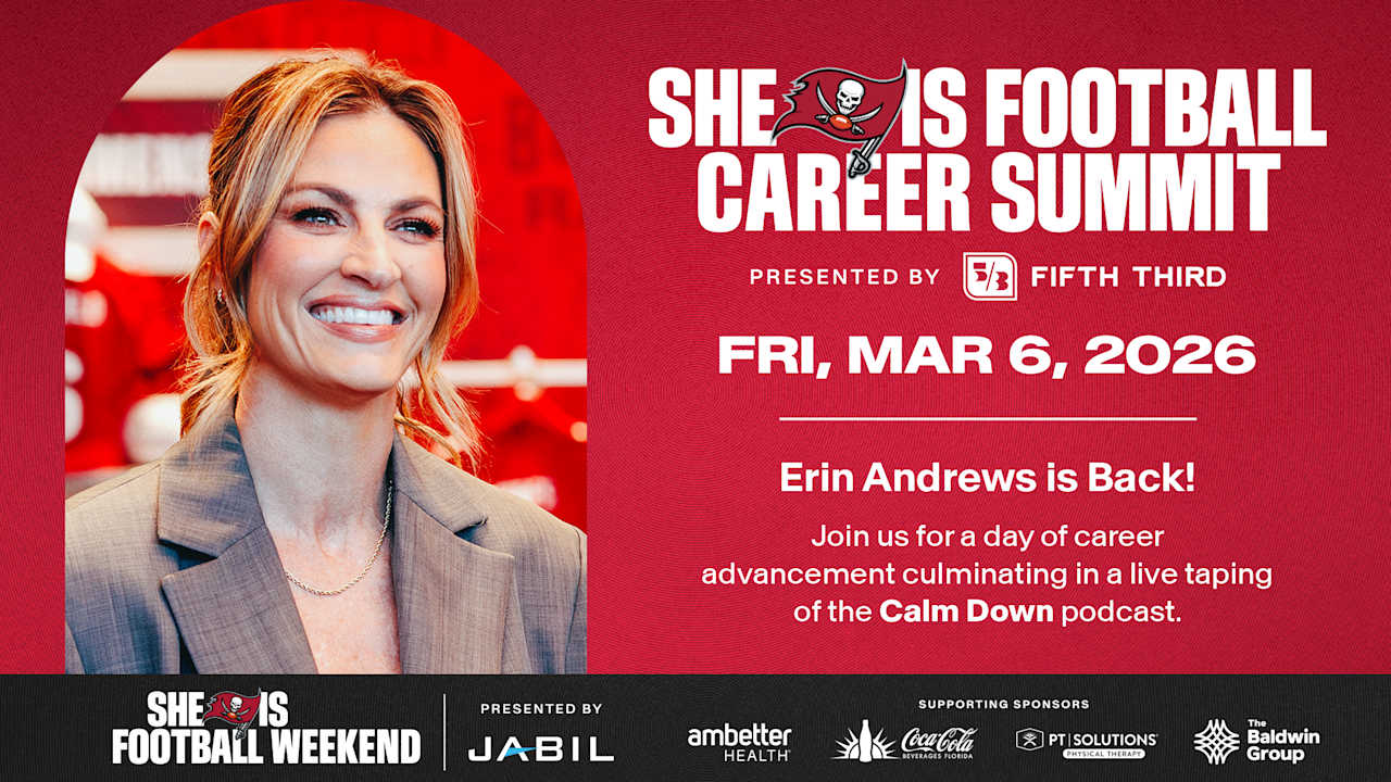 Erin Andrews Returns as Keynote Speaker for Bucs She is Football ...