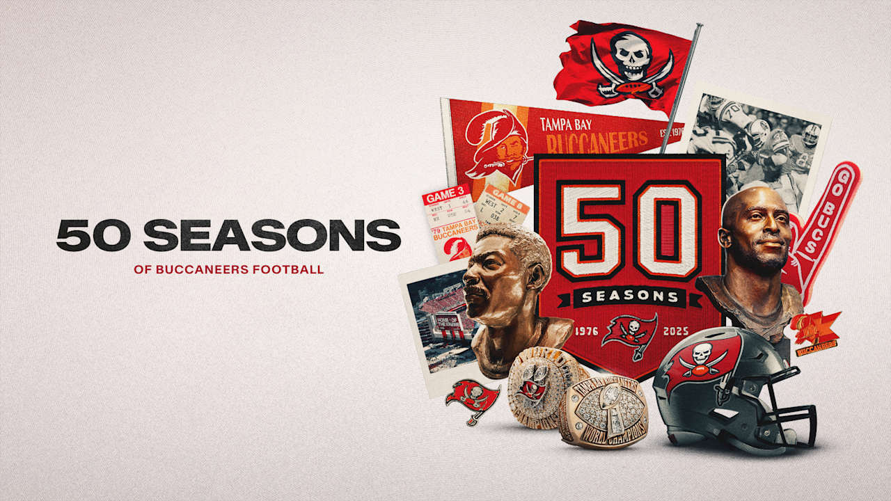 Tampa Bay Buccaneers Celebrate 50th Season | Events, Merch, Content, Voting