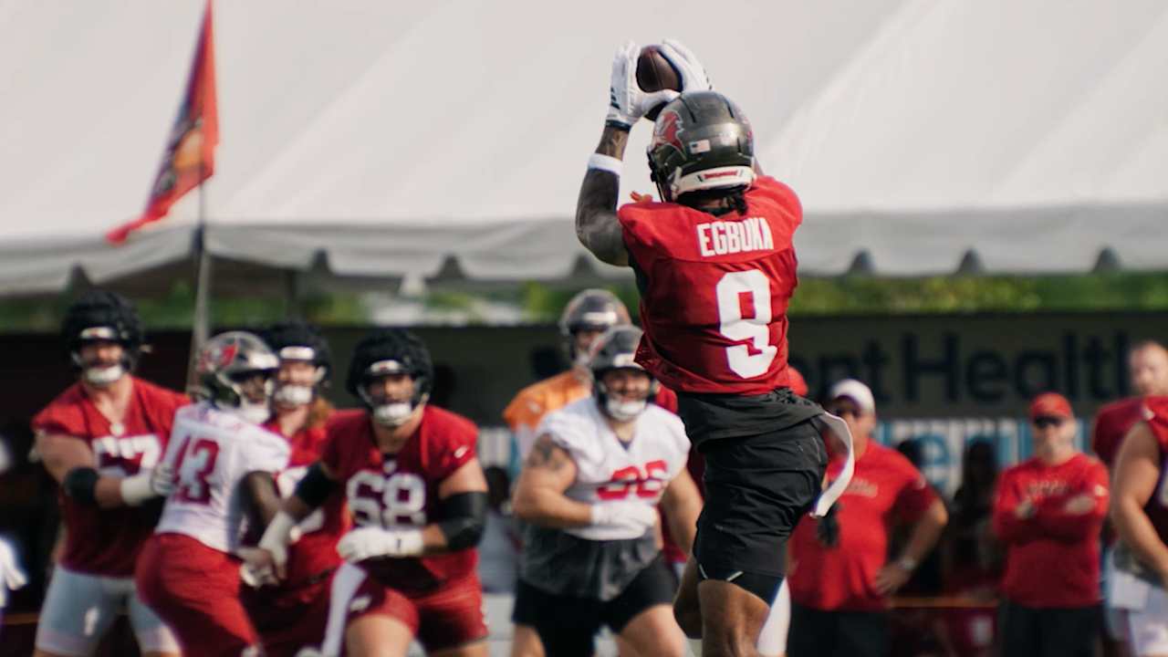 Emeka Egbuka Hauls It In | 2025 Training Camp Highlight | Tampa Bay Buccaneers