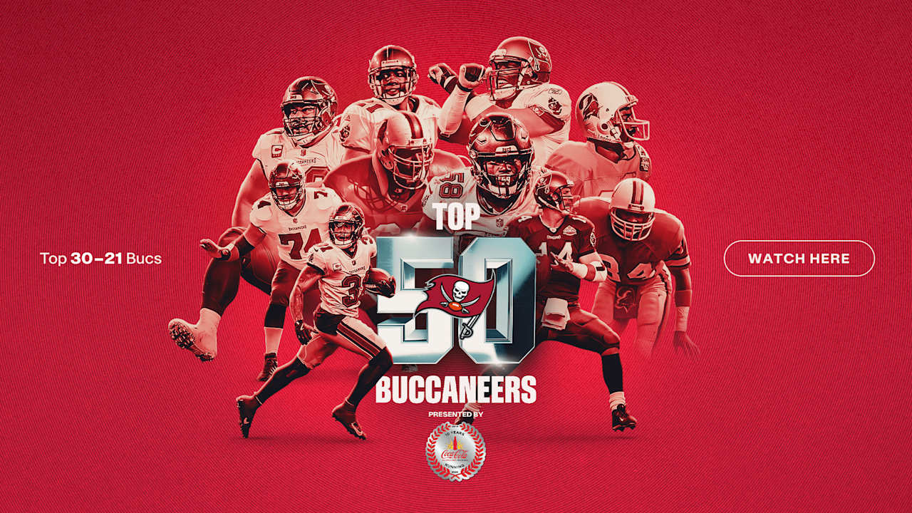 50 Seasons, Top 50 Tampa Bay Buccaneers Revealed: 30-21