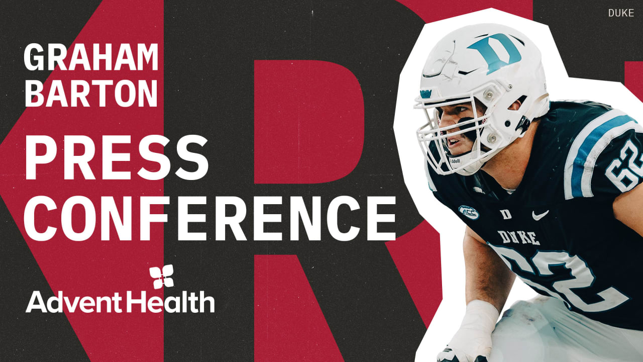 Graham Barton's Introductory Press Conference | 2024 NFL Draft | Tampa ...