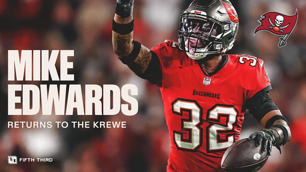 Safety Mike Edwards Returns To Tampa Bay Buccaneers on Waiver Claim