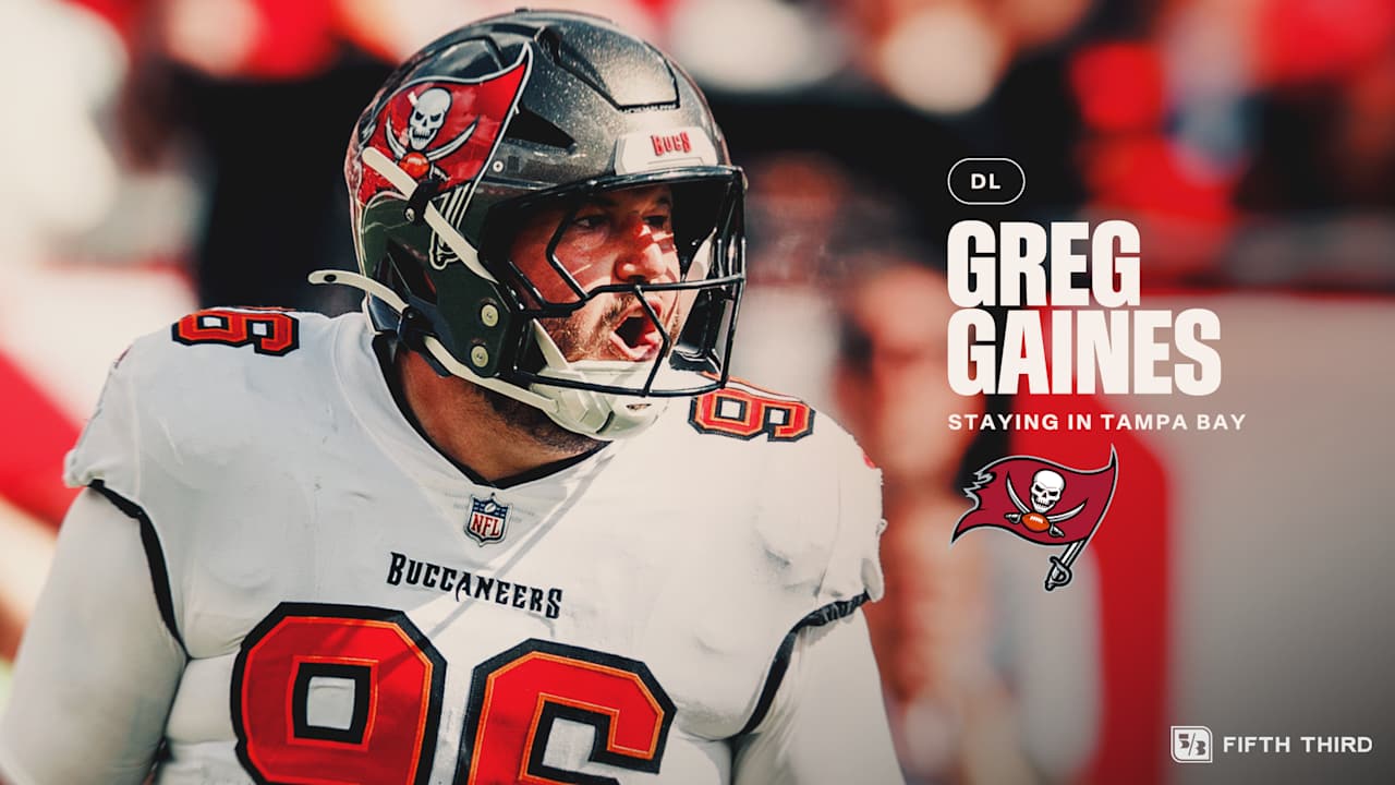 Greg Gaines Returns for Third Season With The Tampa Bay Buccaneers