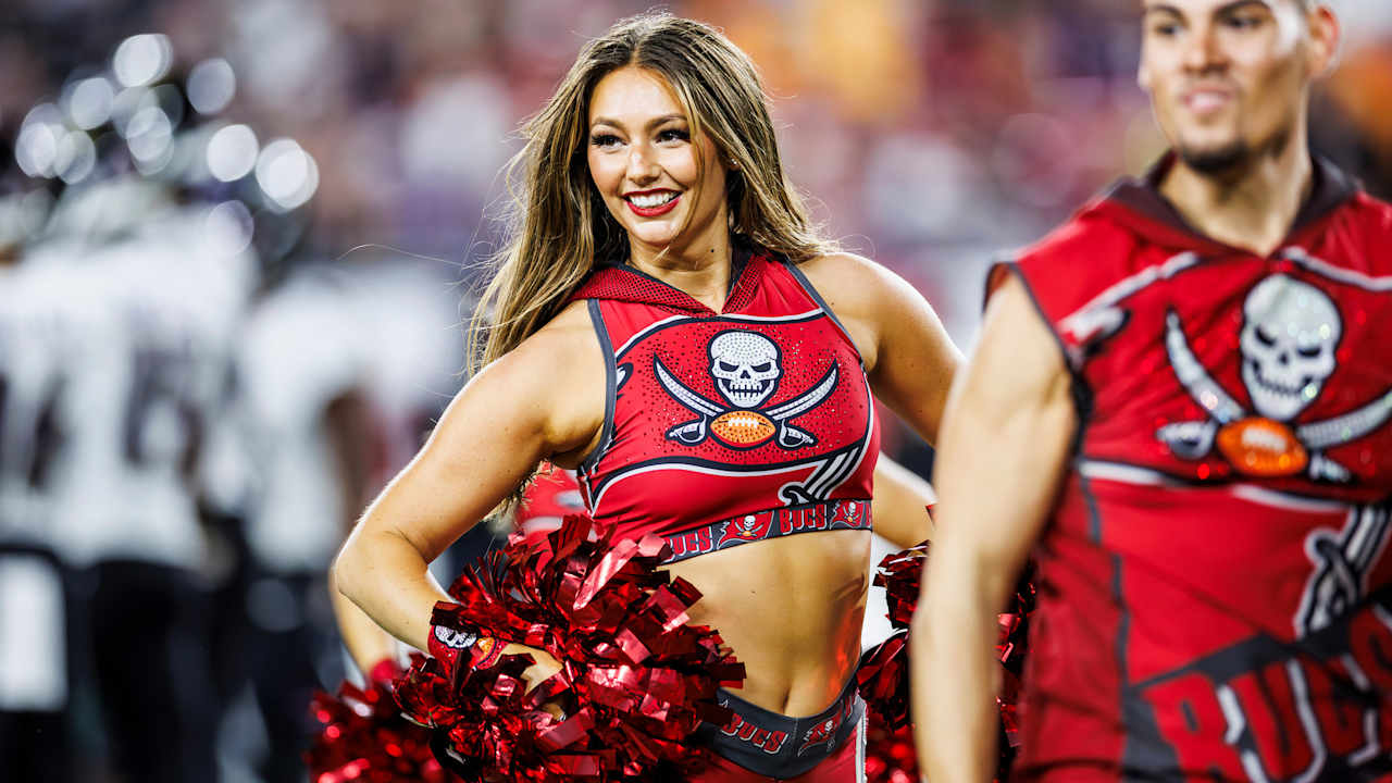 Photos: Bucs Cheerleaders from Ravens vs. Bucs Monday Night Football Game