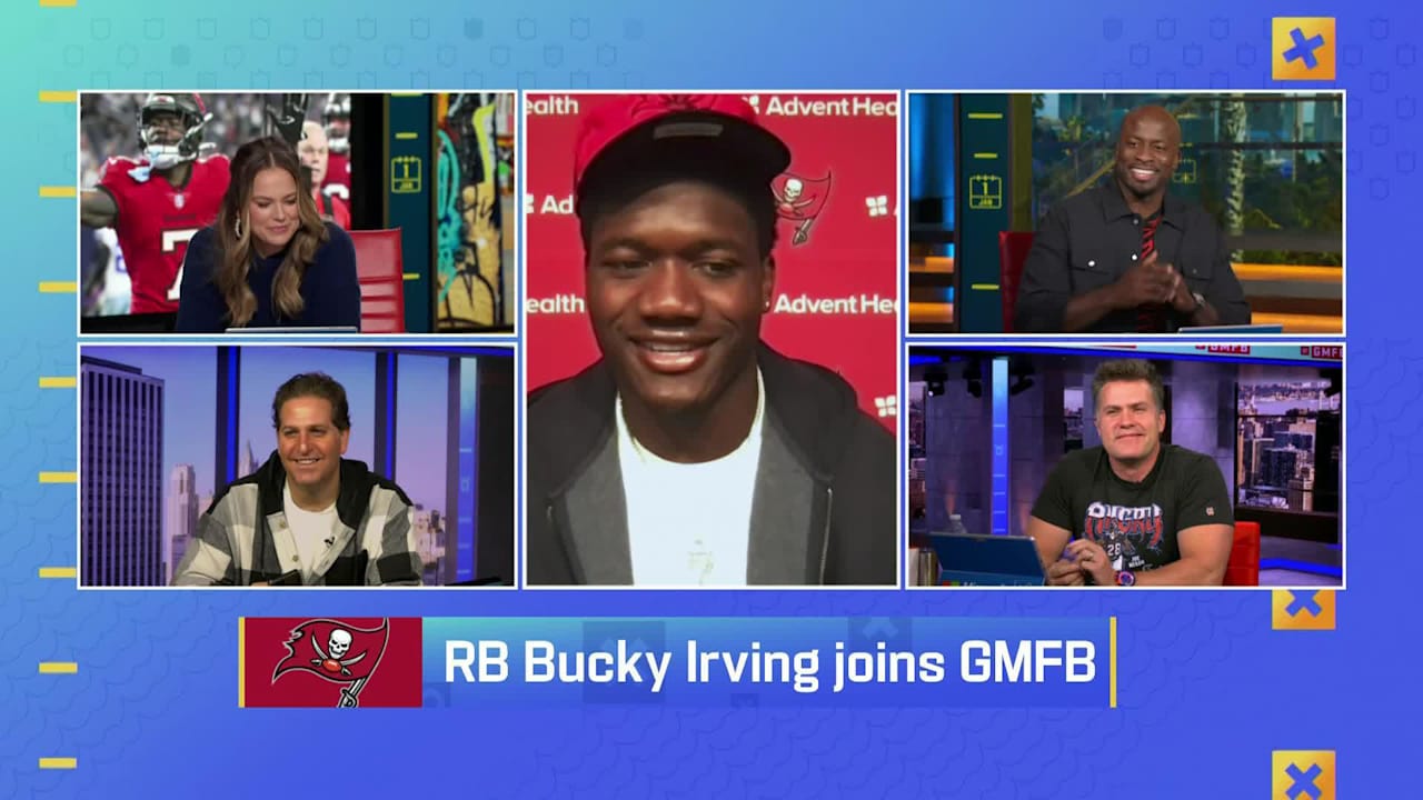 Bucky Irving Talks Rookie Season & Week 18 vs. Saints on 'GMFB'